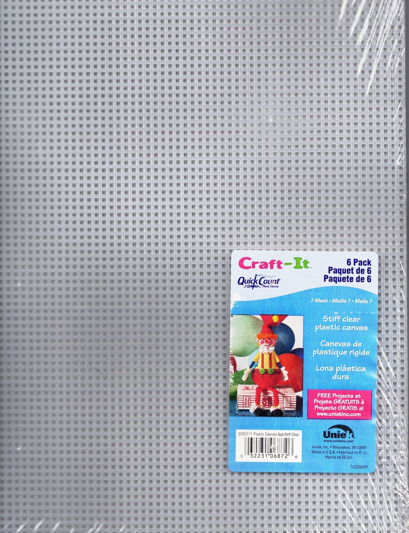 10 Mesh Plastic Canvas Sheets Generic 10 Pieces Plastic Mesh Canvas